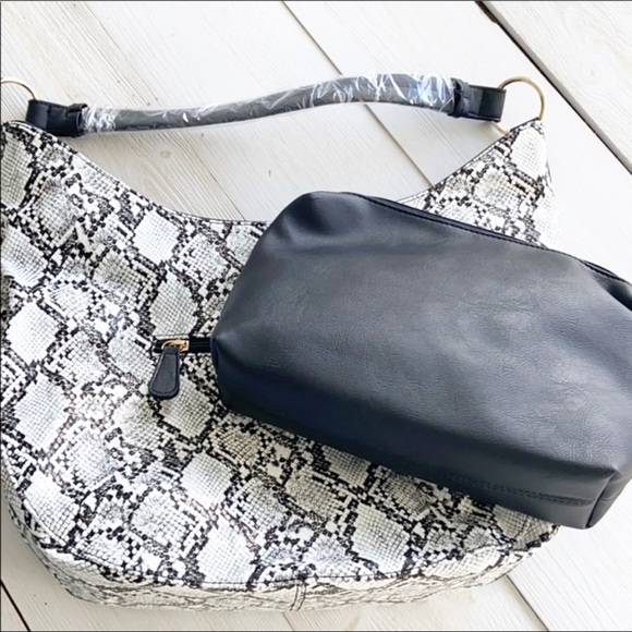 Caroline Hill | Bags | Host Pick Nwt Snakeskin Hobo Bag | Poshmark